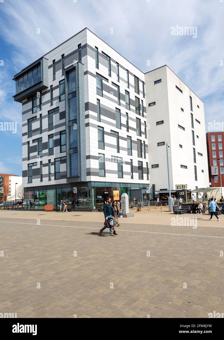 Modern architecture James Hehir building, University of Suffolk ...