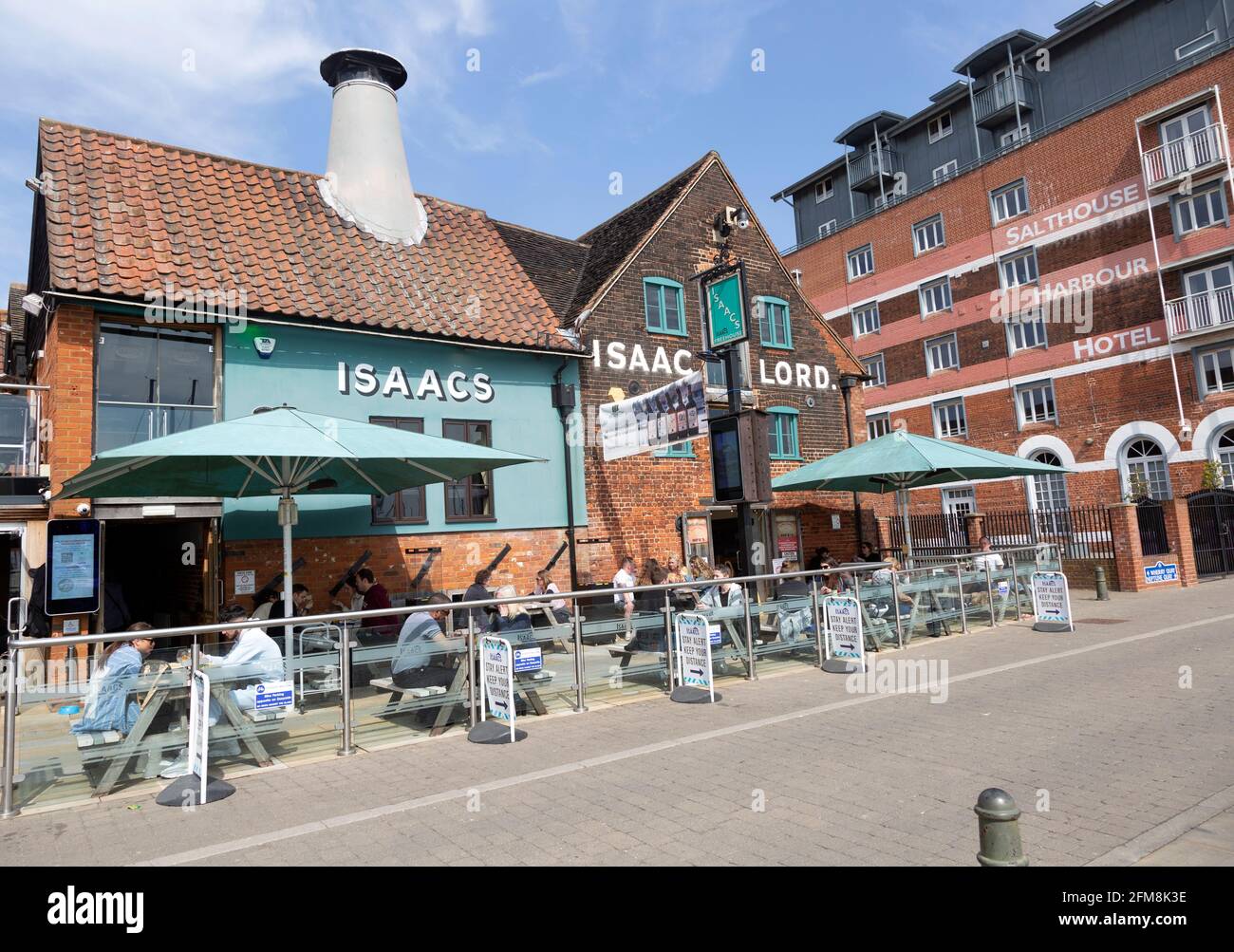 Isaac Lord pub converted warehouse building, Wet Dock, Ipswich ...
