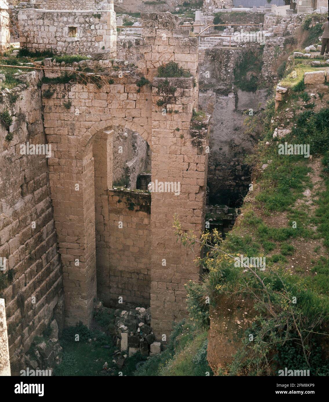 PISCINA DE BETSAIDA. Location: EXTERIOR. JERUSALEM. ISRAEL Stock Photo ...