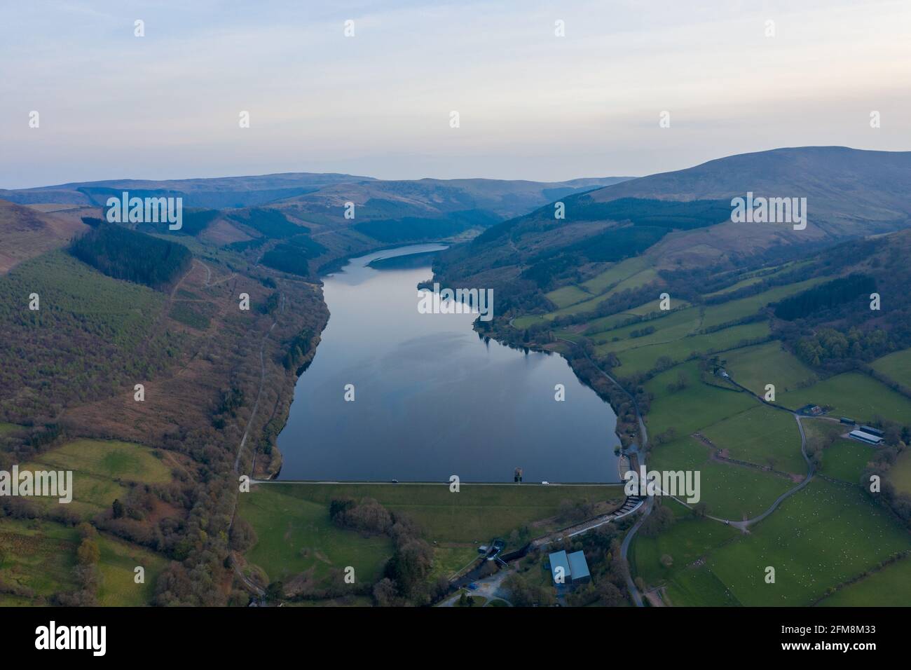 Brecon beacons lake with reflections hi-res stock photography and ...