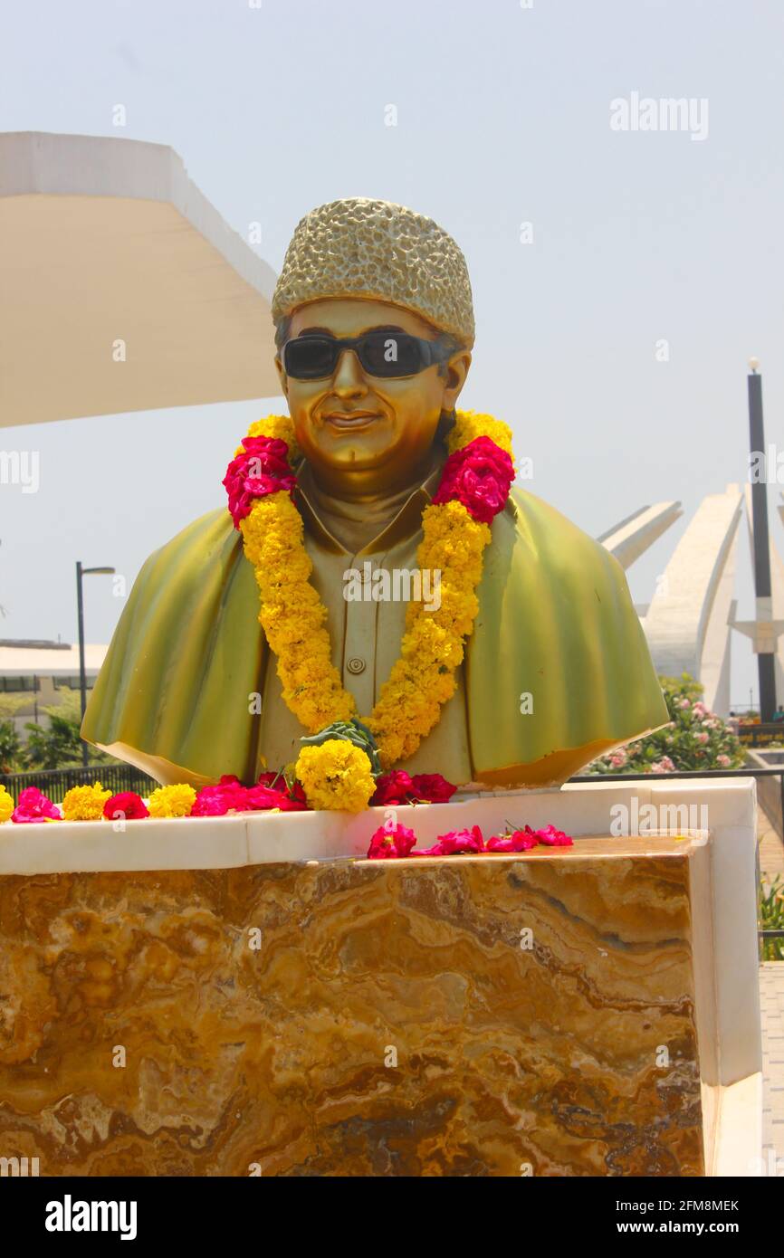 MGR Memorial Chennai at Tamilnadu India Asia Stock Photo - Alamy