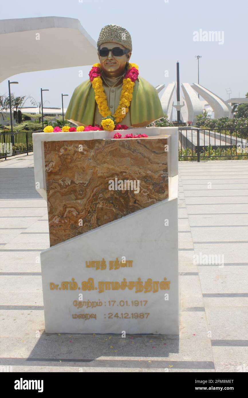 MGR Memorial Chennai at Tamilnadu India Asia Stock Photo - Alamy