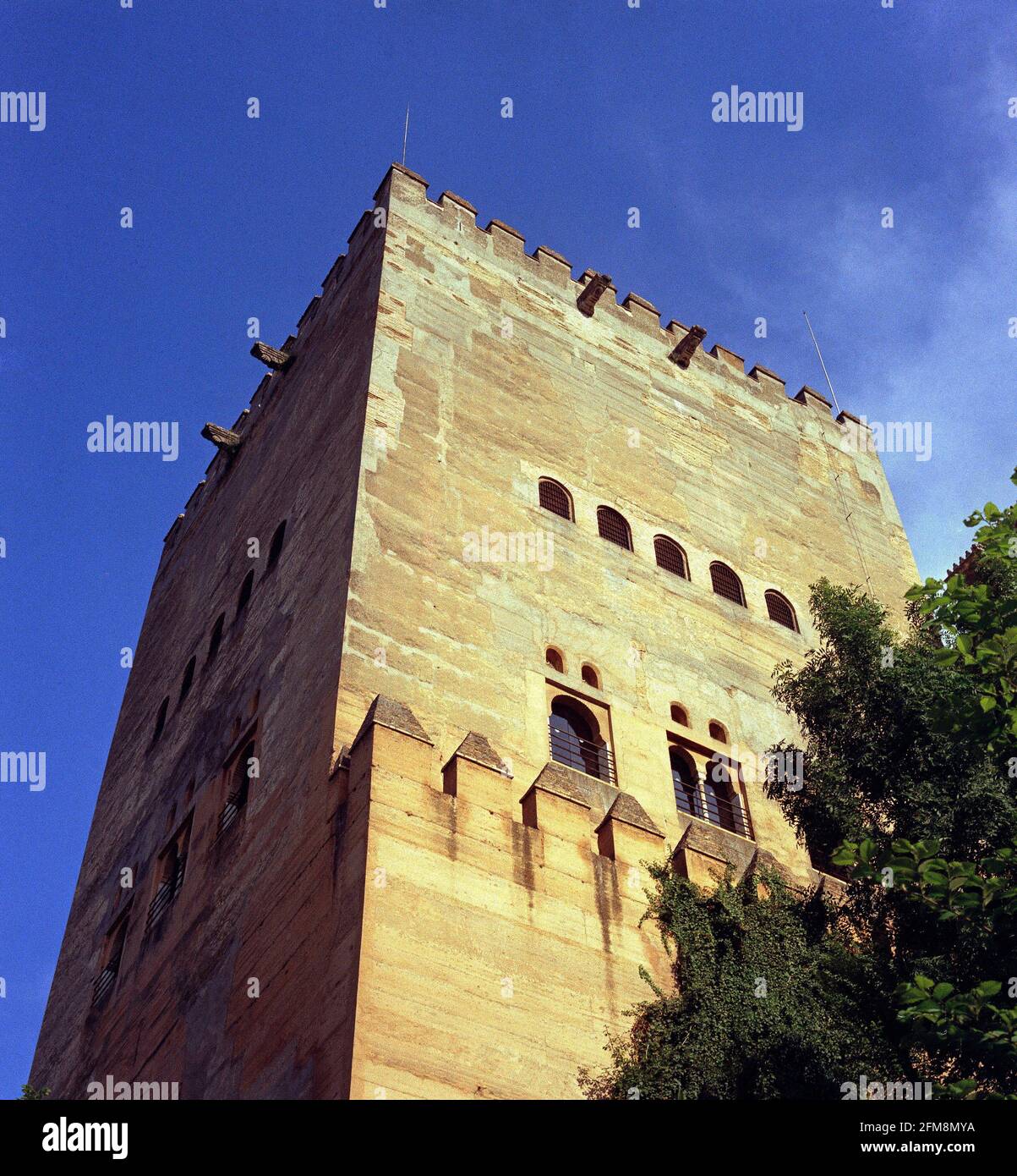 TORRE DE COMARES. Location: ALHAMBRA-PALACIO DE COMARES. GRANADA. SPAIN ...