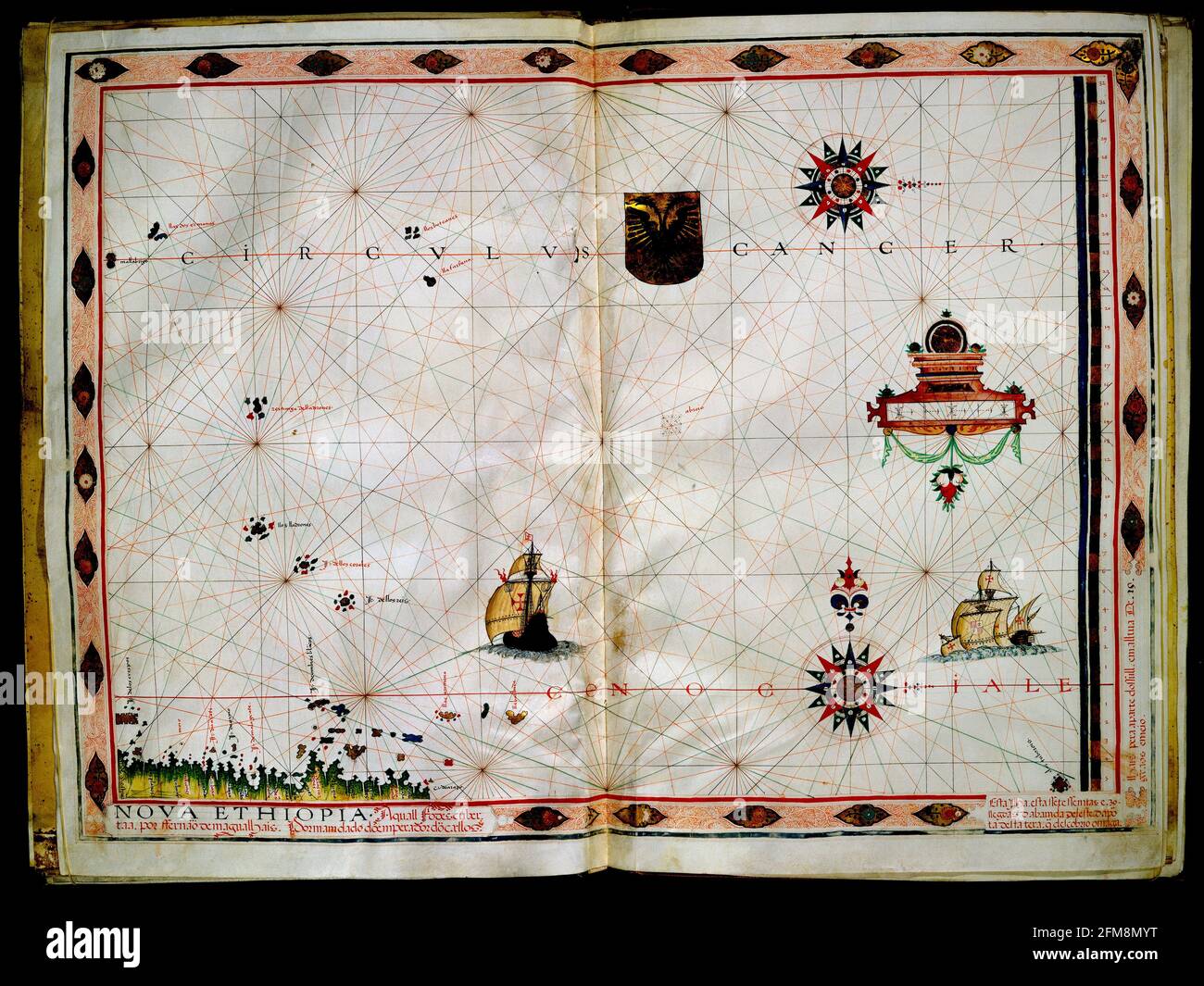 MAPA Nº11 - ATLAS PORTULANO 1568 - NUEVA ETIOPIA, DESCUBIERTA POR ...