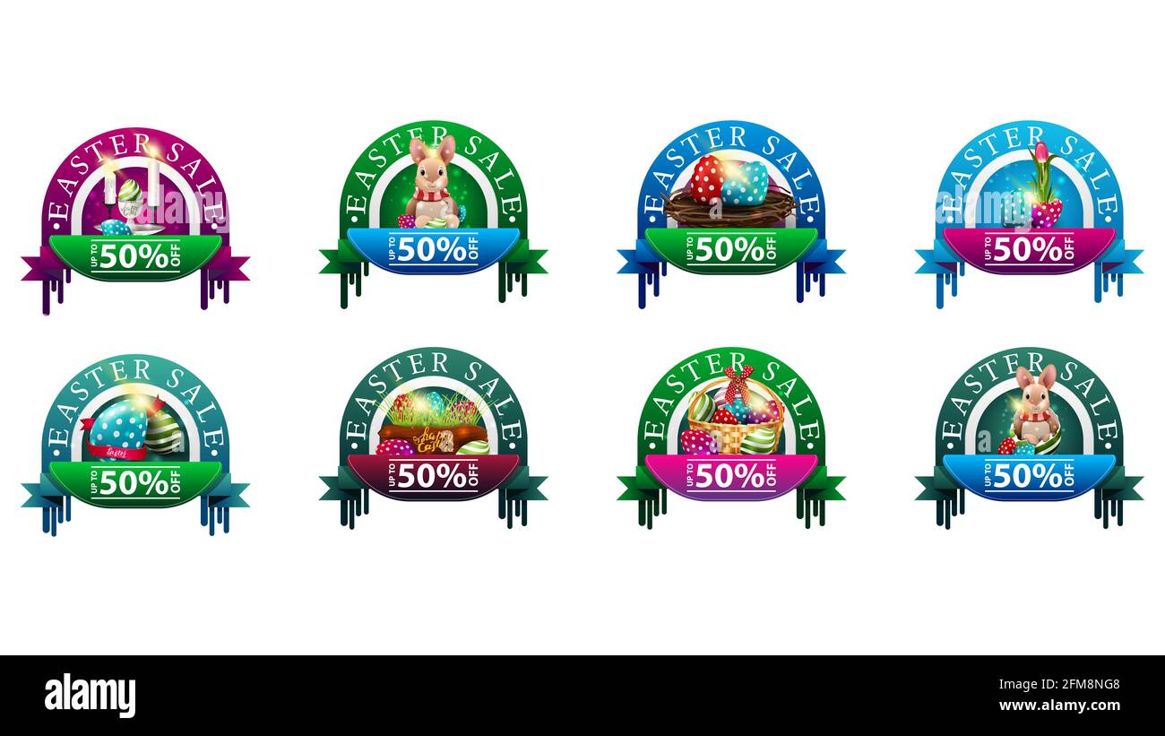 Set bright sale banners Cut Out Stock Images & Pictures - Alamy