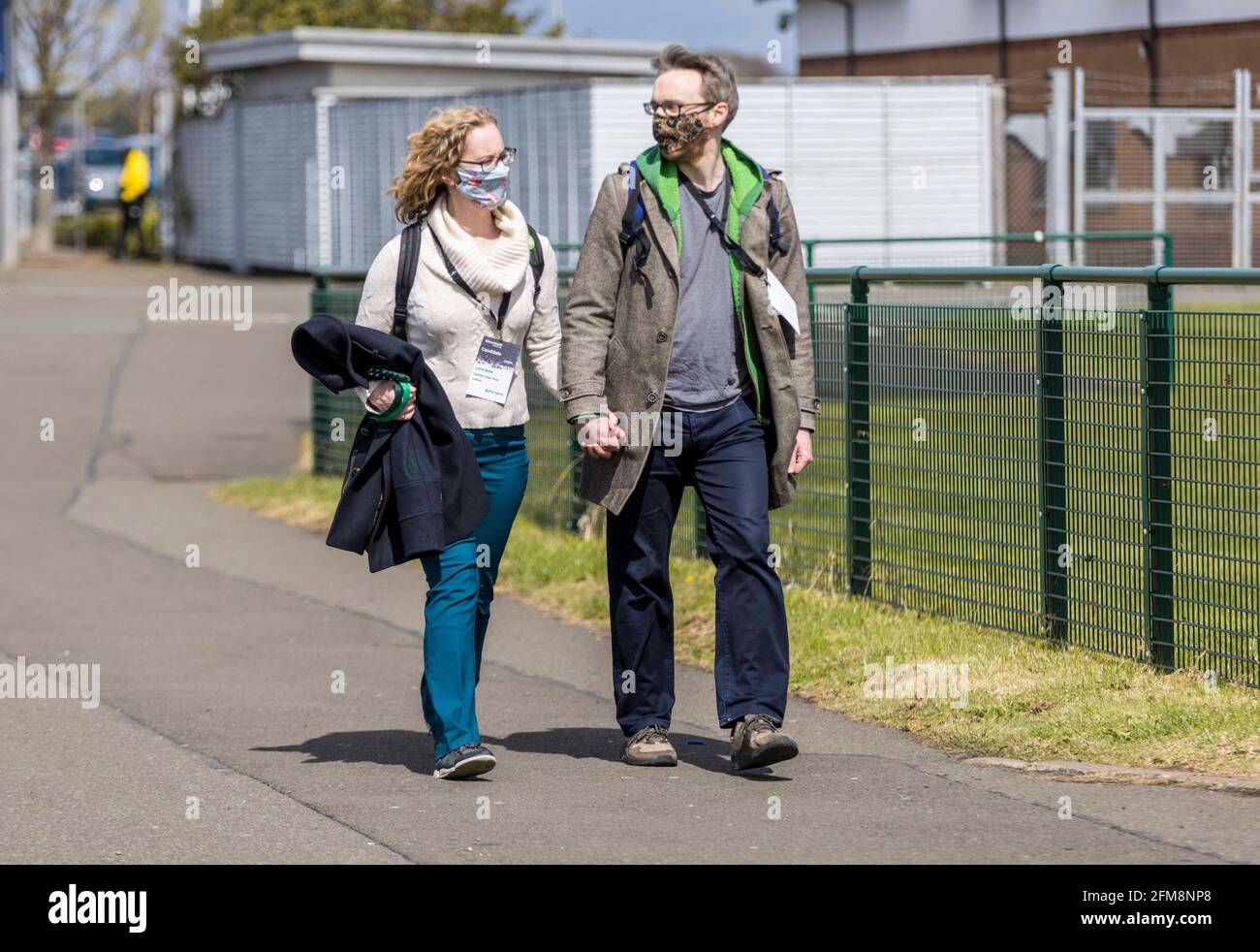 Edinburgh, United Kingdom. 07 May, 2021 Pictured: Scottish Greens Co ...