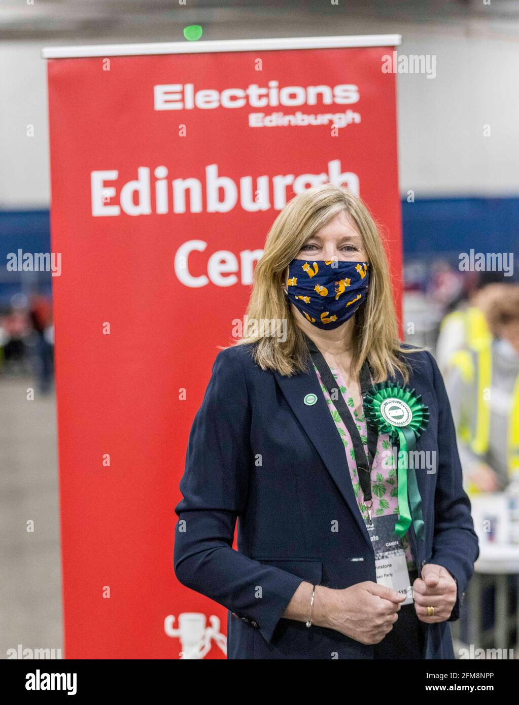 Edinburgh, United Kingdom. 07 May, 2021 Pictured: Scottish Greens ...