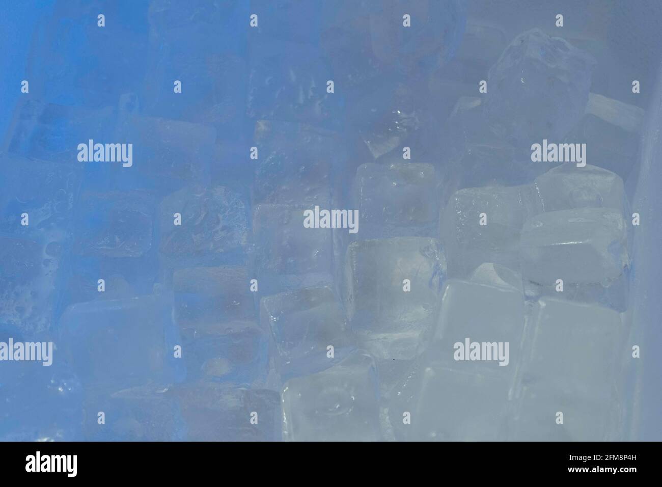 Lots of ice cubes with color grading Stock Photo - Alamy