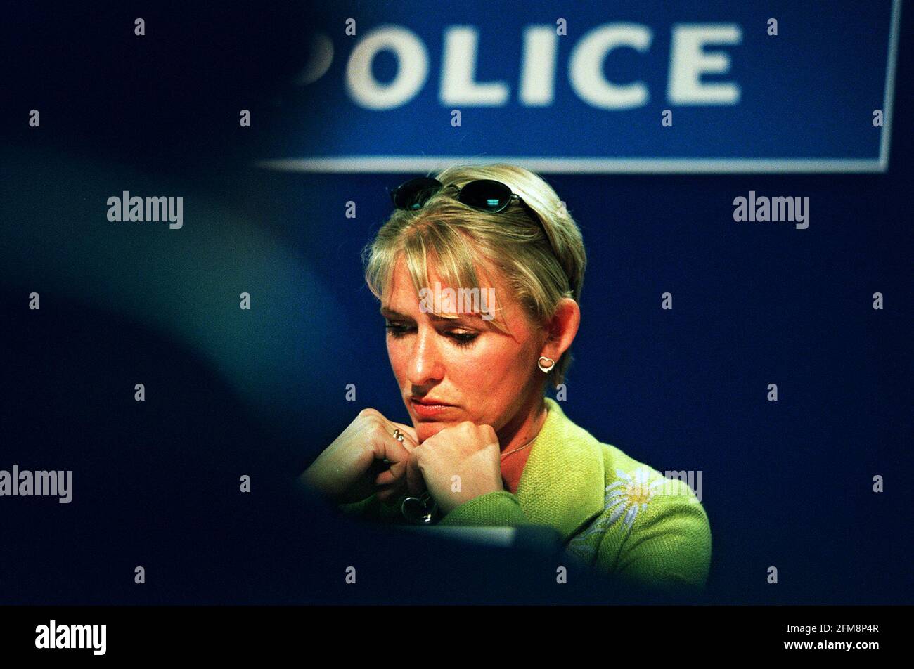 NINA RICHARDS TALKING TODAY AT SCOTLAND YARD WITH REFERENCE TO HER DRUG ...