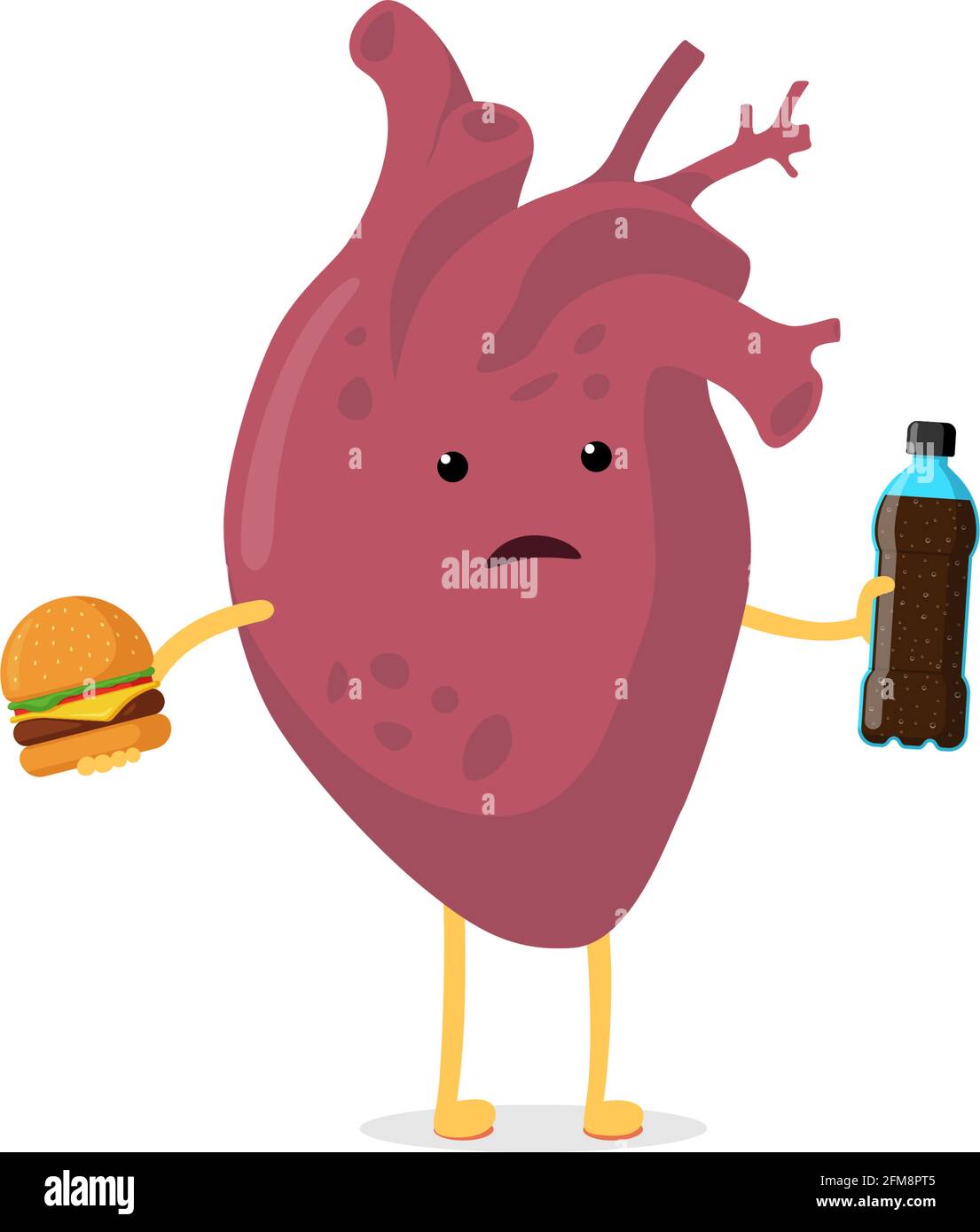 Fast food human body Stock Vector Images - Alamy