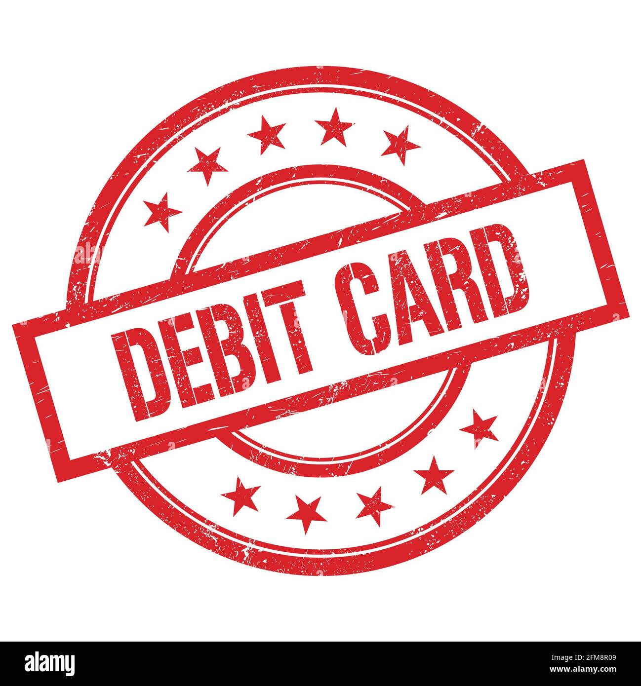 DEBIT CARD text written on red round vintage rubber stamp Stock Photo ...
