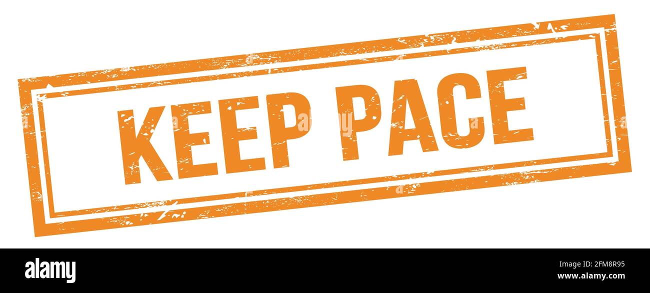 Keep pace stamp hi-res stock photography and images - Alamy