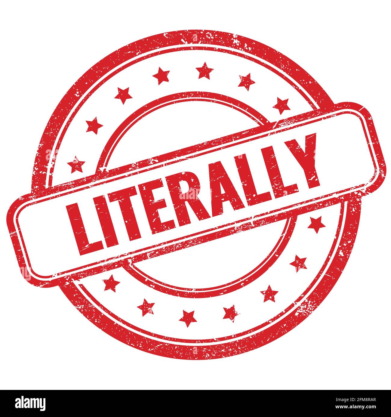 Literally stamp hi-res stock photography and images - Alamy