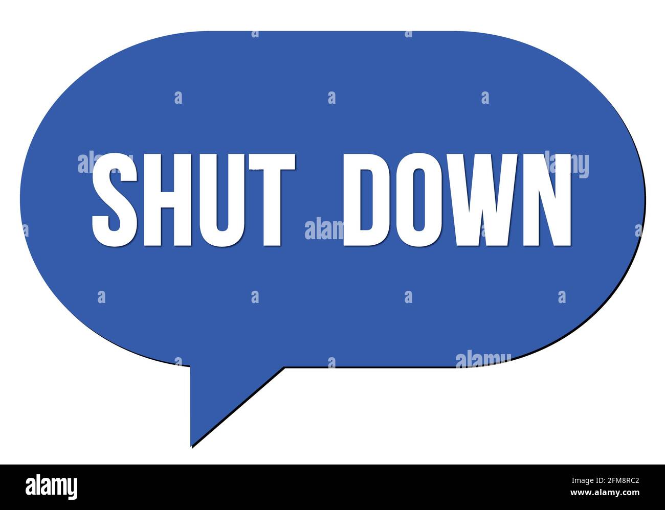 Shut down stamp Cut Out Stock Images & Pictures - Alamy