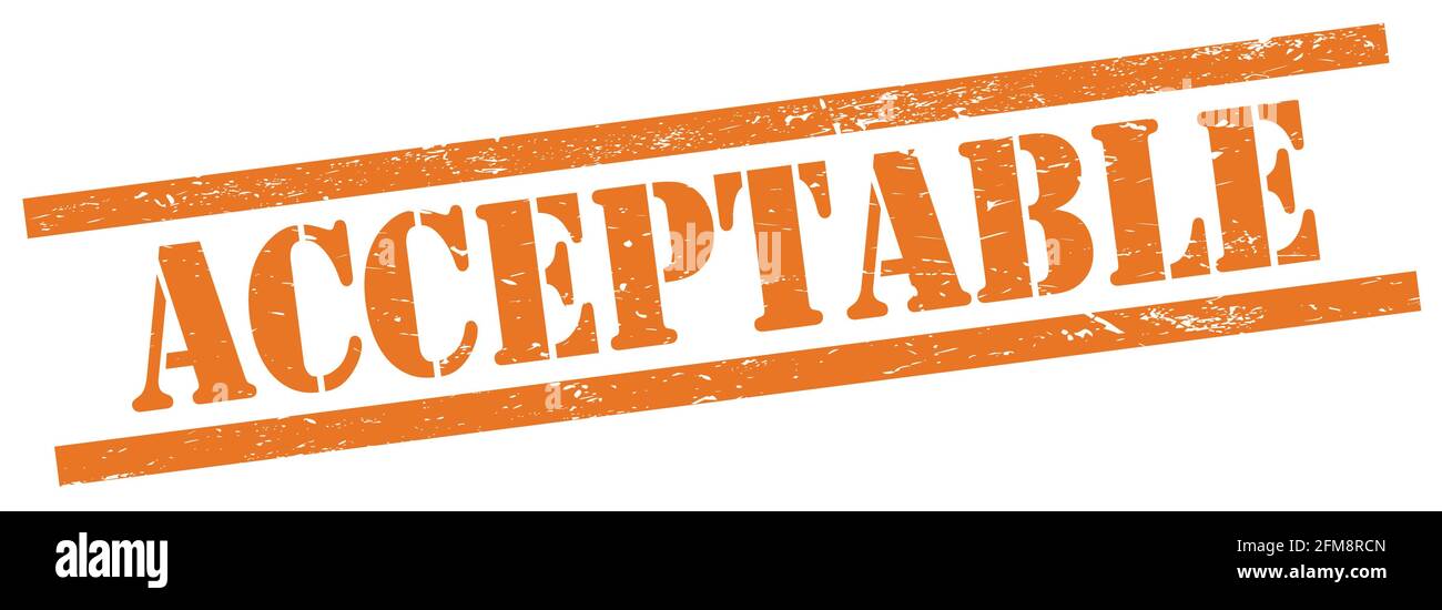 Acceptable stamp hi-res stock photography and images - Alamy