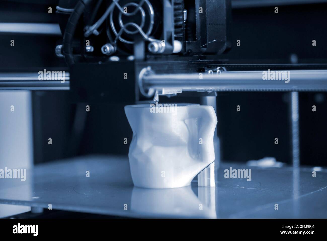 3d printer printing gray objects hi-res stock photography and images ...