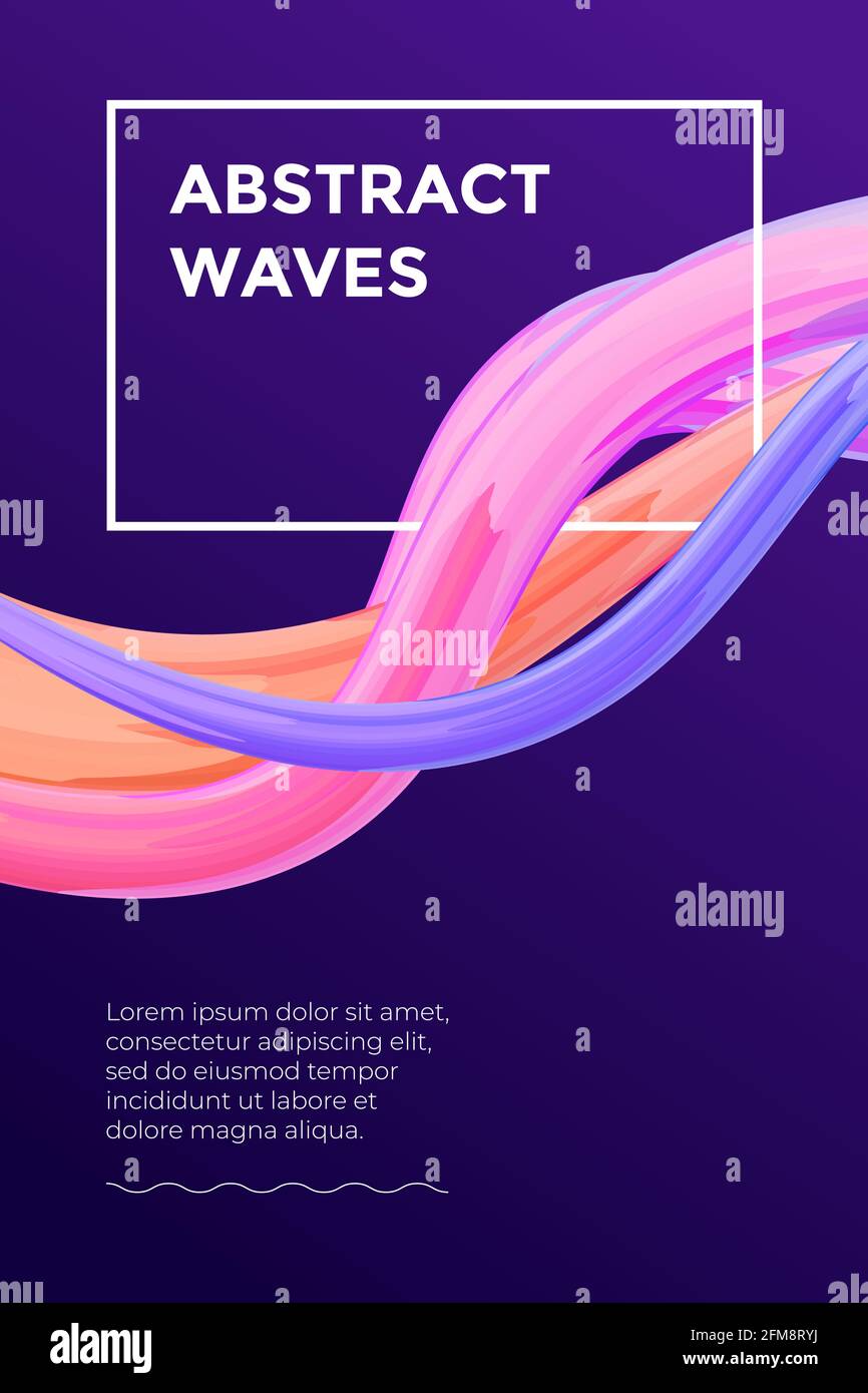 Splash dynamic dark liquid Stock Vector Images - Alamy