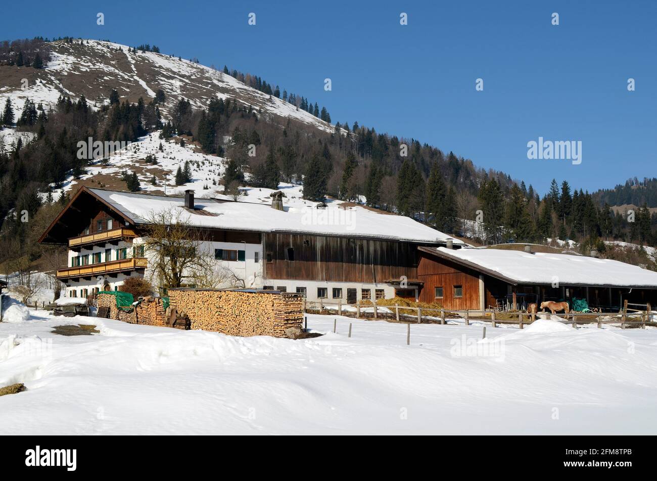 Farmhouse in tirol hi-res stock photography and images - Alamy