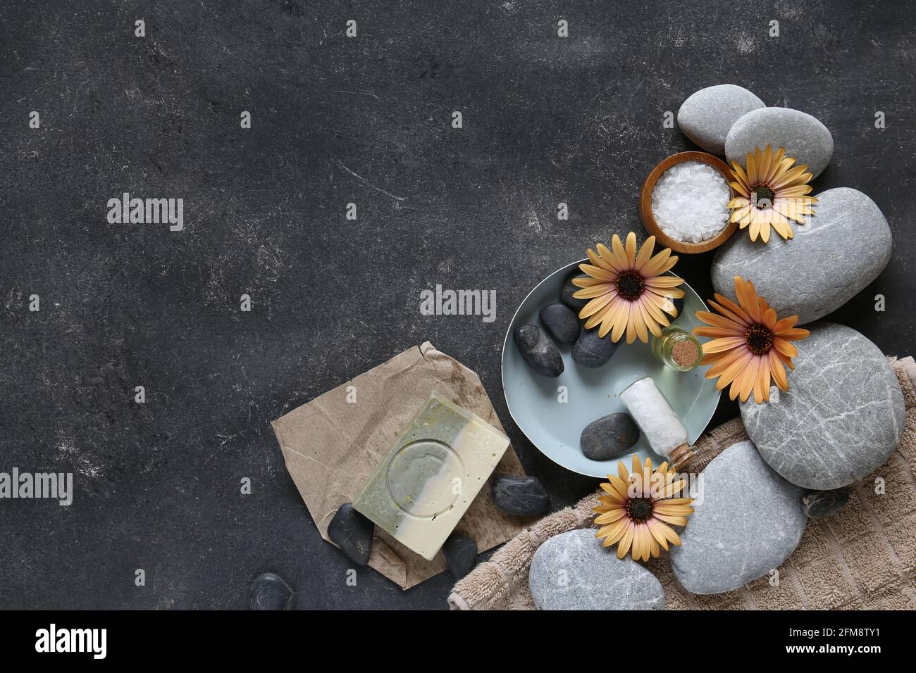 Wellness stone hi-res stock photography and images - Alamy