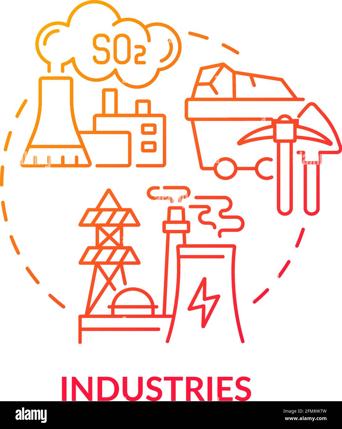 Industries concept icon Stock Vector Image & Art - Alamy