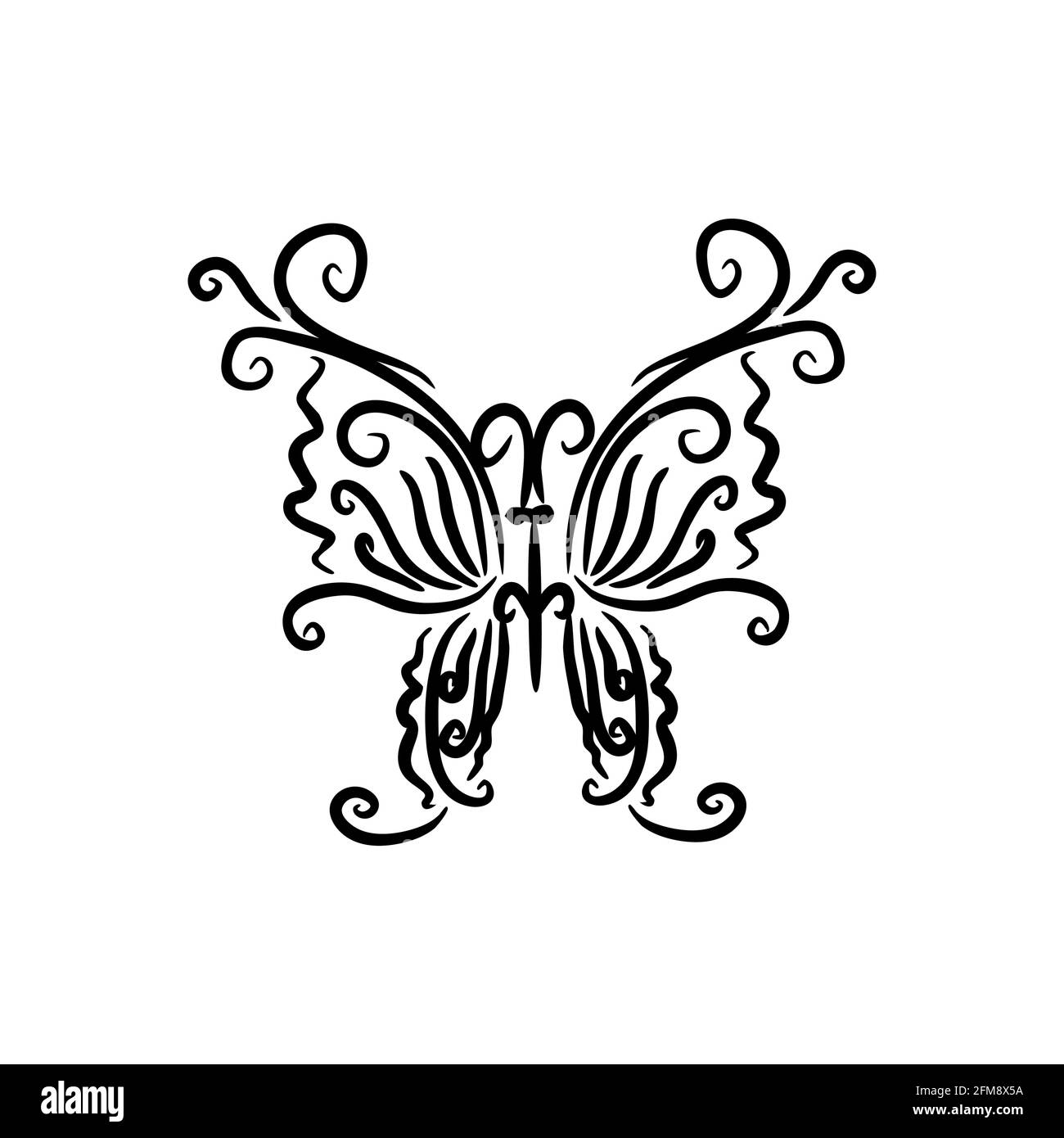 Butterfly sign Branding Identity Corporate logo design template ...