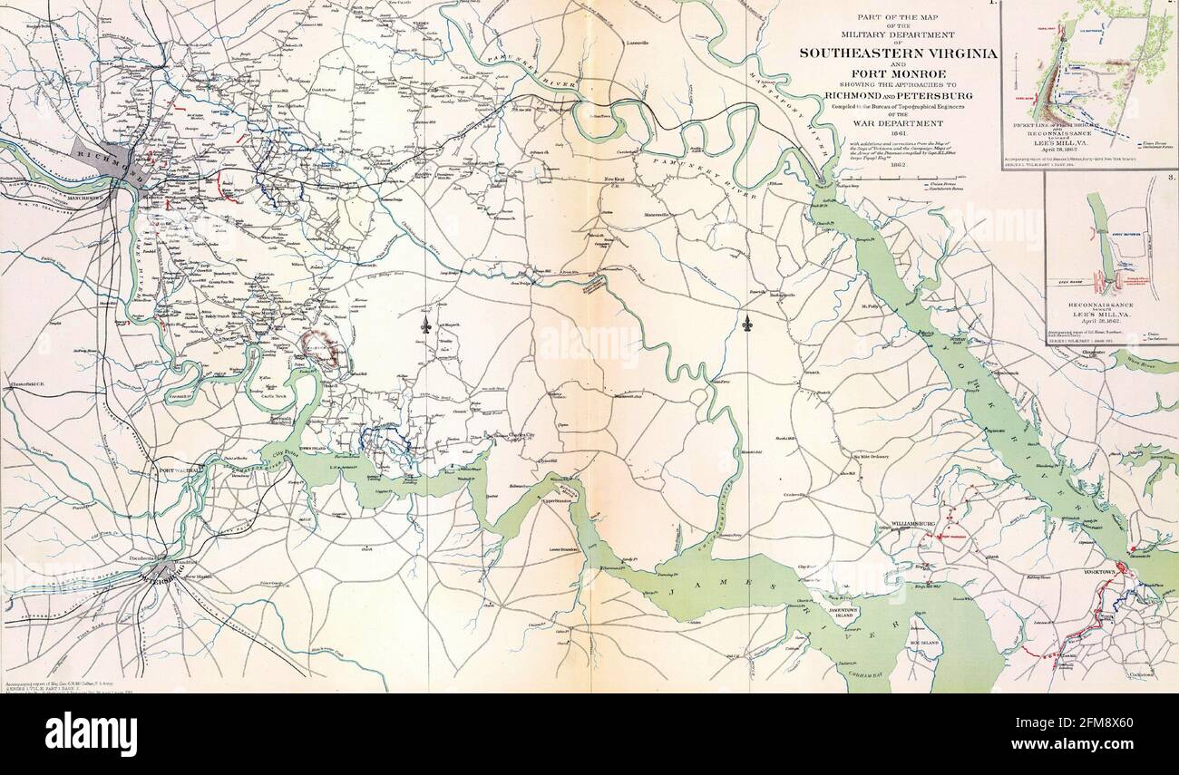 Fort monroe map hi-res stock photography and images - Alamy