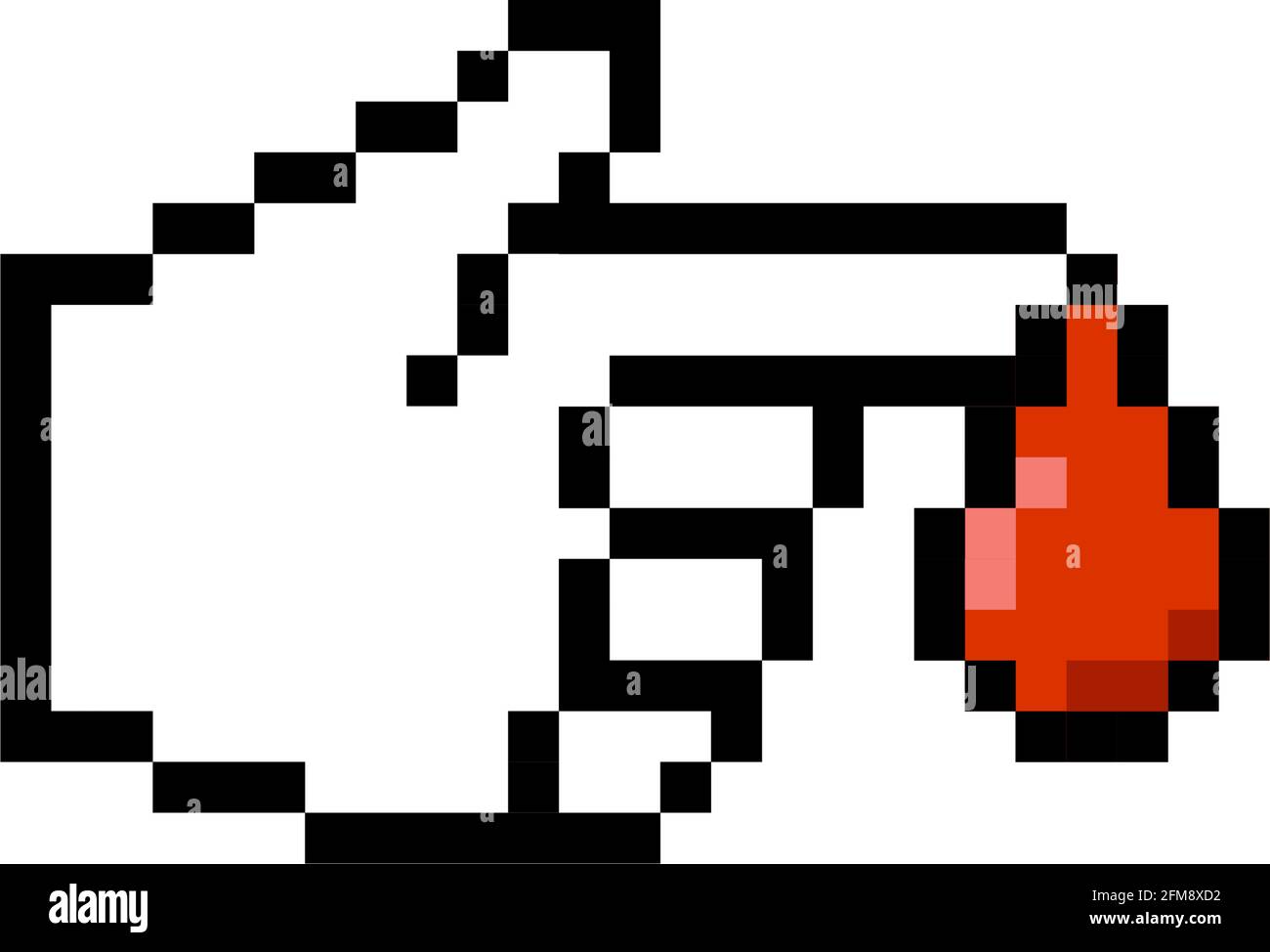 Finger with blood drop. Sugar diabetes medical test pixel icon vector ...