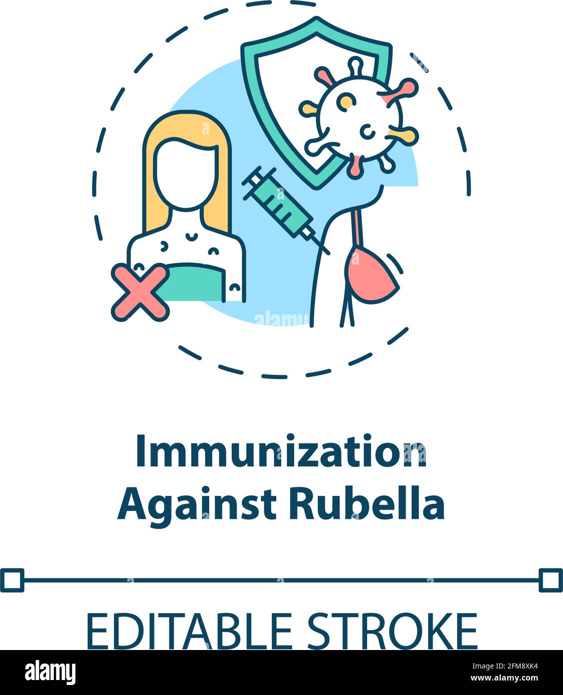 Rubella illustration Stock Vector Images - Alamy