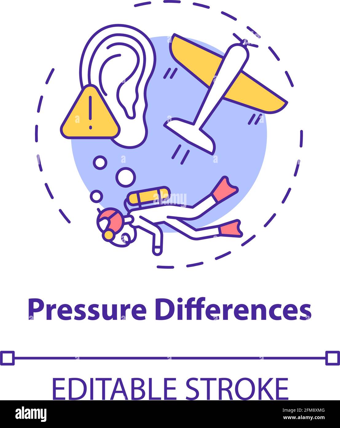 Pressure depth Stock Vector Images - Alamy