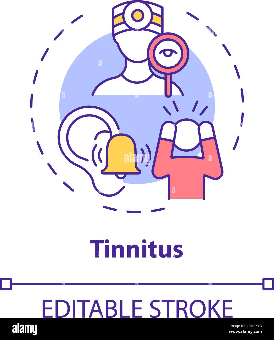 Ear ringing Stock Vector Images - Alamy