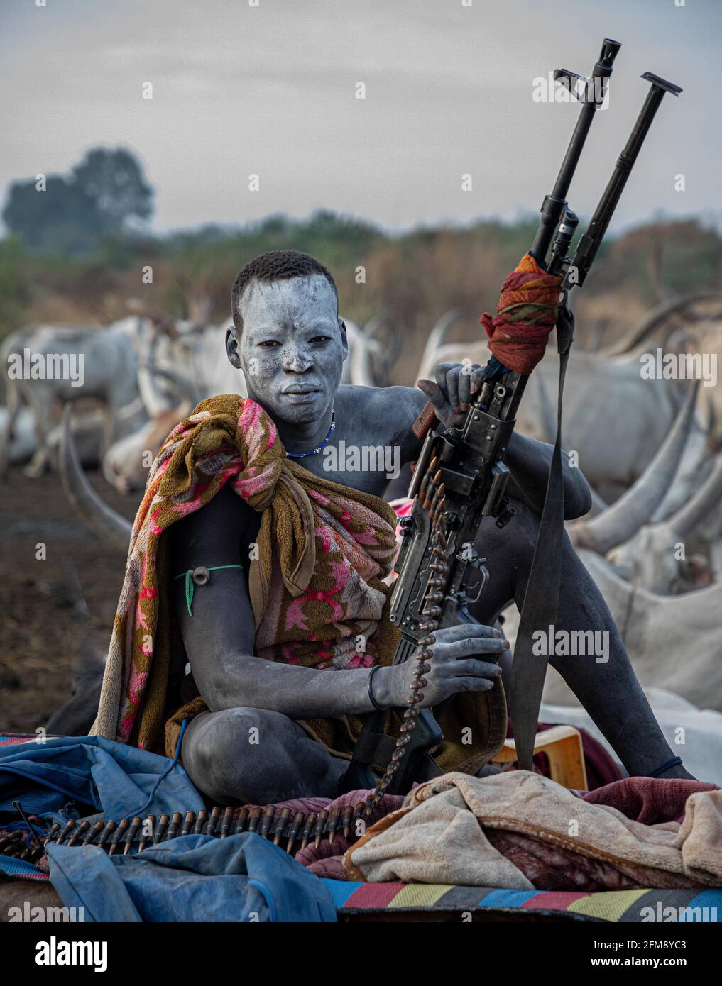 Some modern elements have crept into tribal life including guns which ...