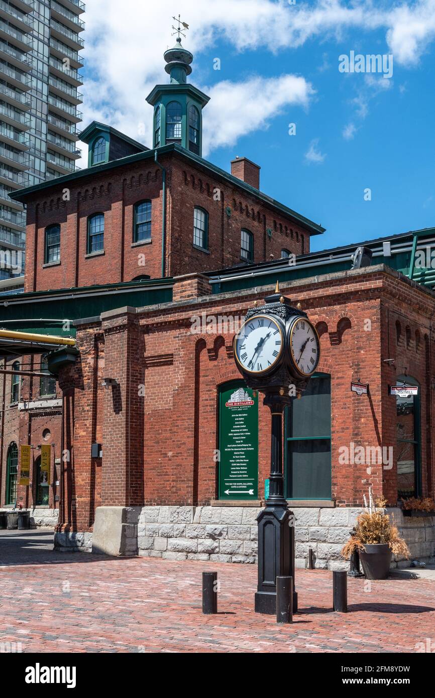 The Distillery District which is one the most famous tourist landmarks ...