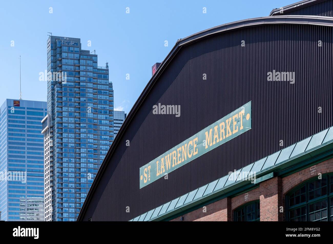 Saint Lawrence Market in Toronto, Canada. The famous place is ...