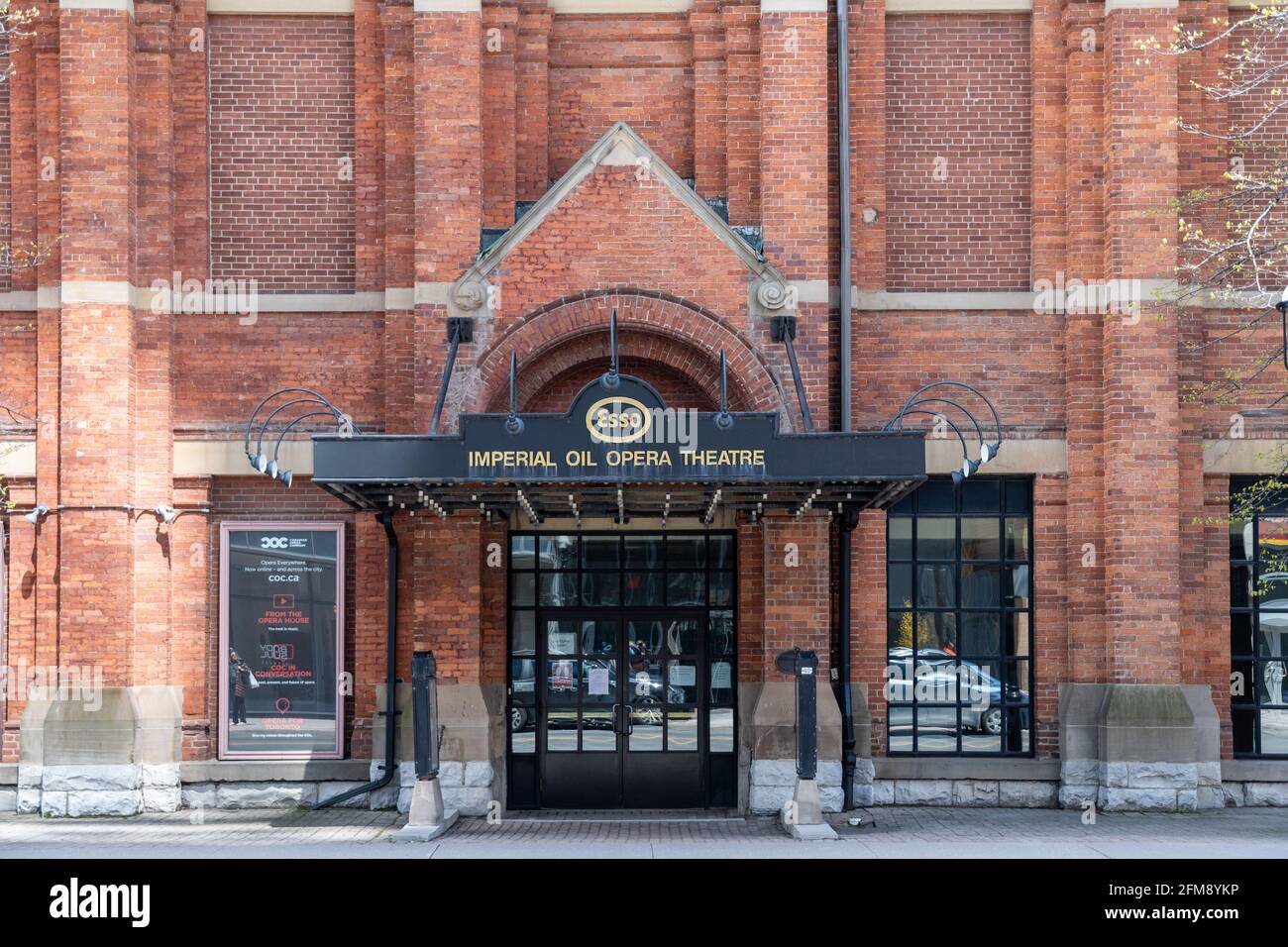 ESSO Imperial Oil Opera Theatre. Heritage red brick colonial-style ...