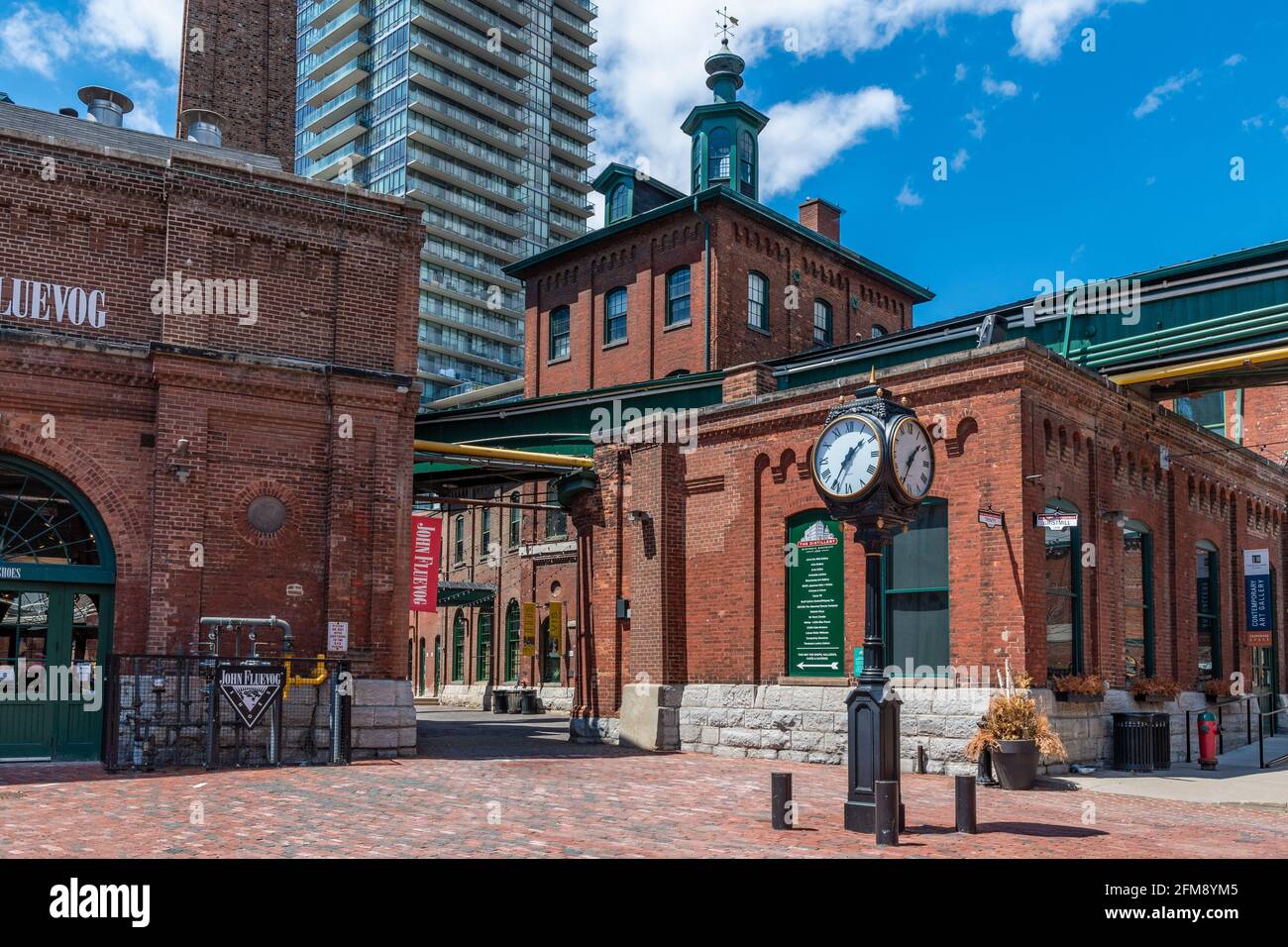 The Distillery District which is one the most famous tourist landmarks ...