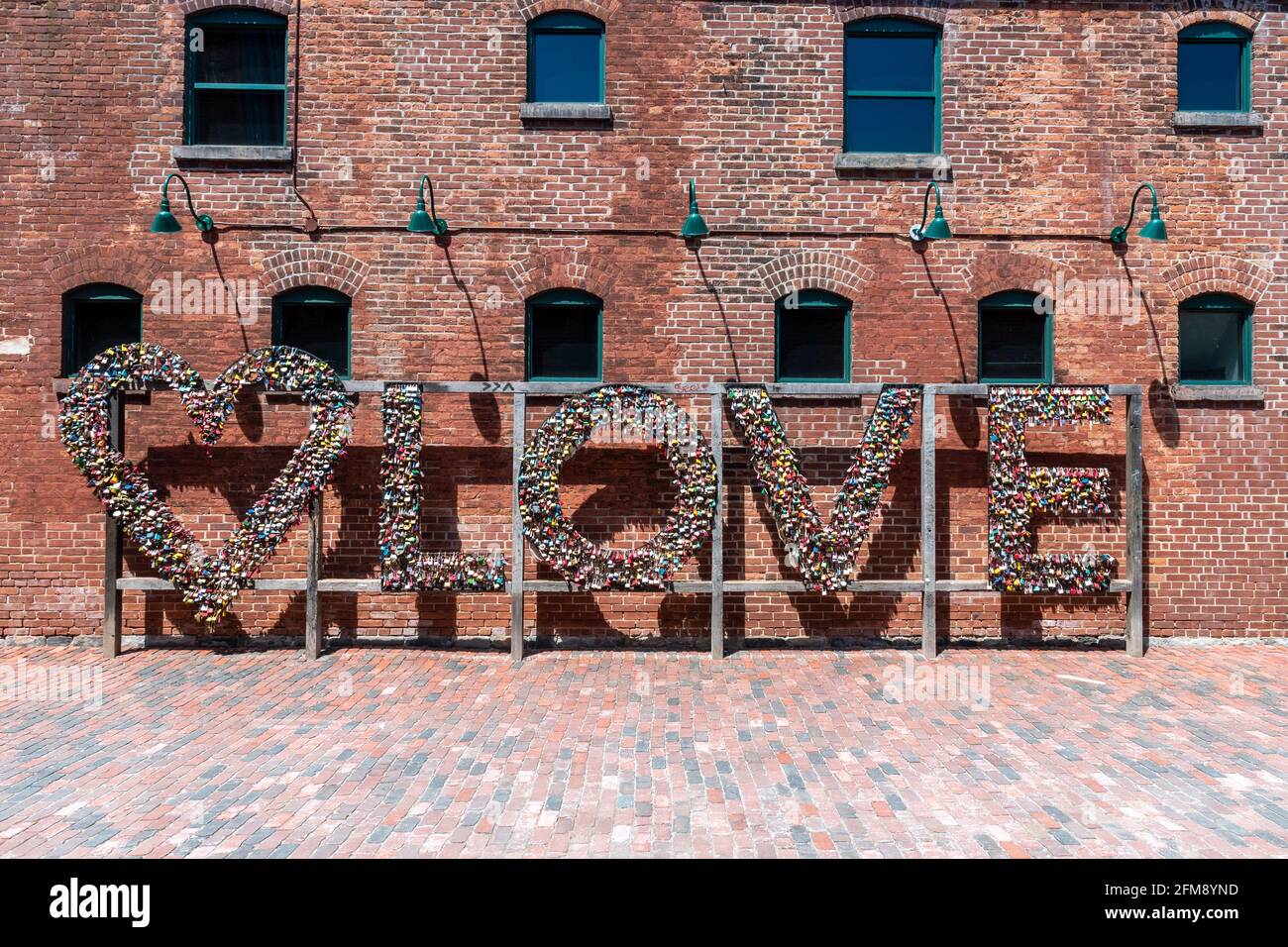 The Distillery District which is one the most famous tourist landmarks ...
