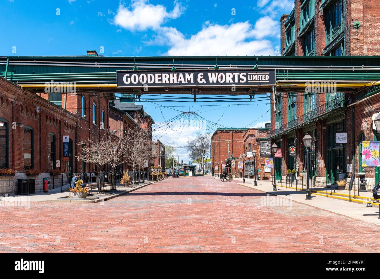 The Distillery District which is one the most famous tourist landmarks ...