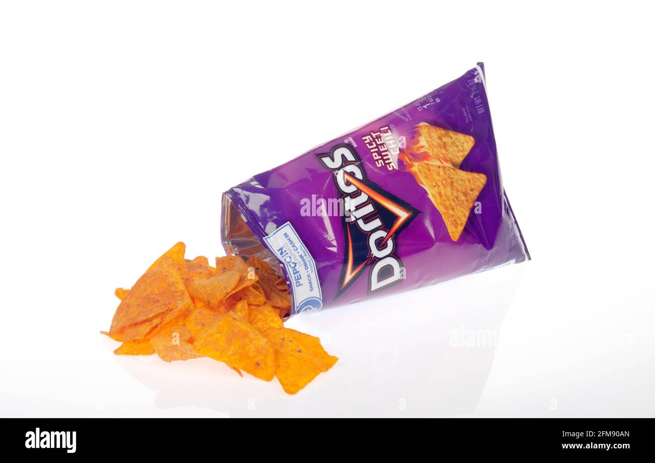 Doritos spicy sweet chili bag hi-res stock photography and images - Alamy