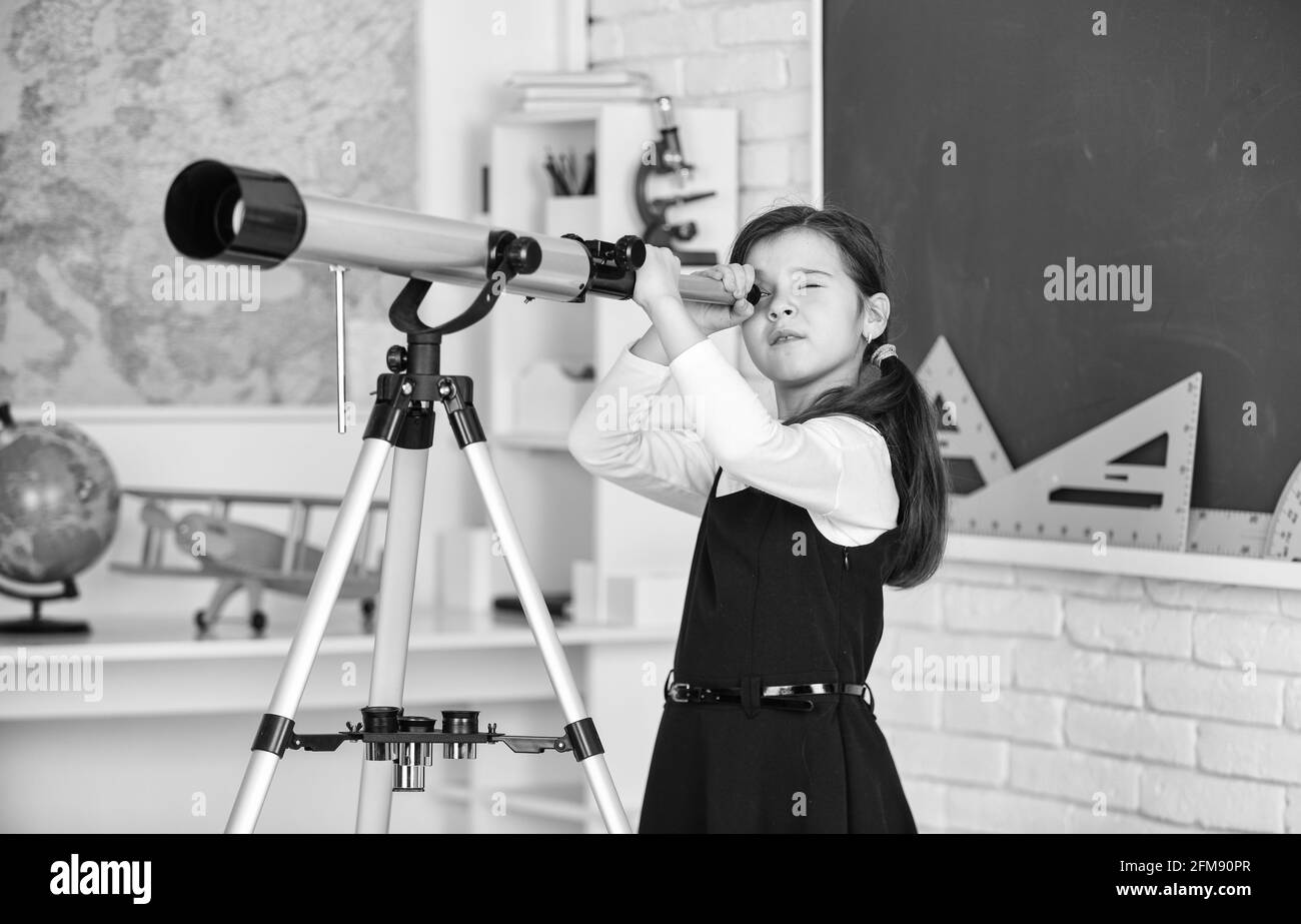 Watching stars through telescope hi-res stock photography and images ...