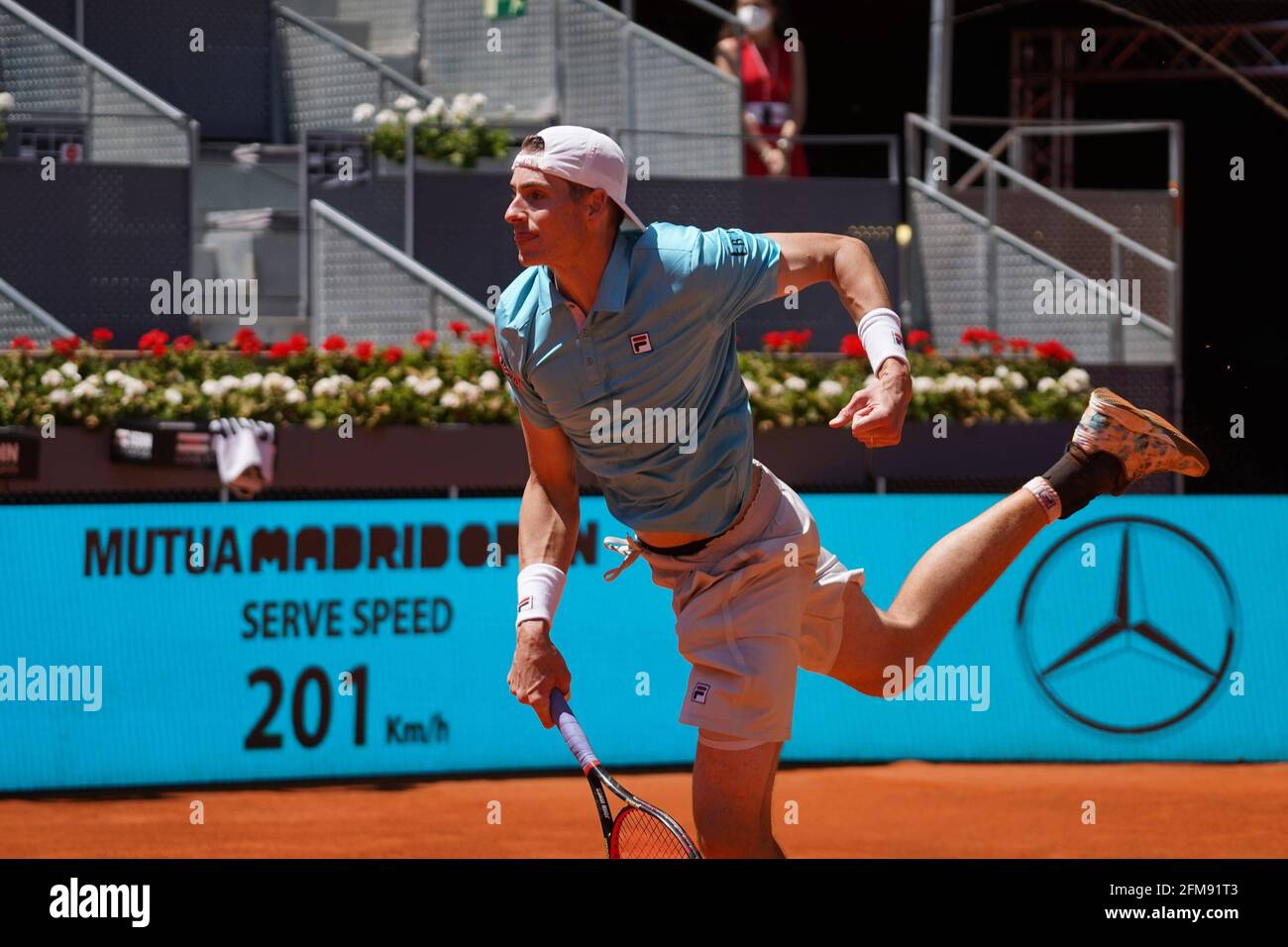 Madrid, Spain. 07th May, 2021. Dominic Thiem (AUT) VS John Isner (US ...