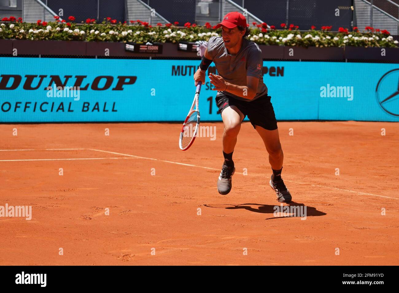 Madrid, Spain. 07th May, 2021. Dominic Thiem (AUT) VS John Isner (US ...