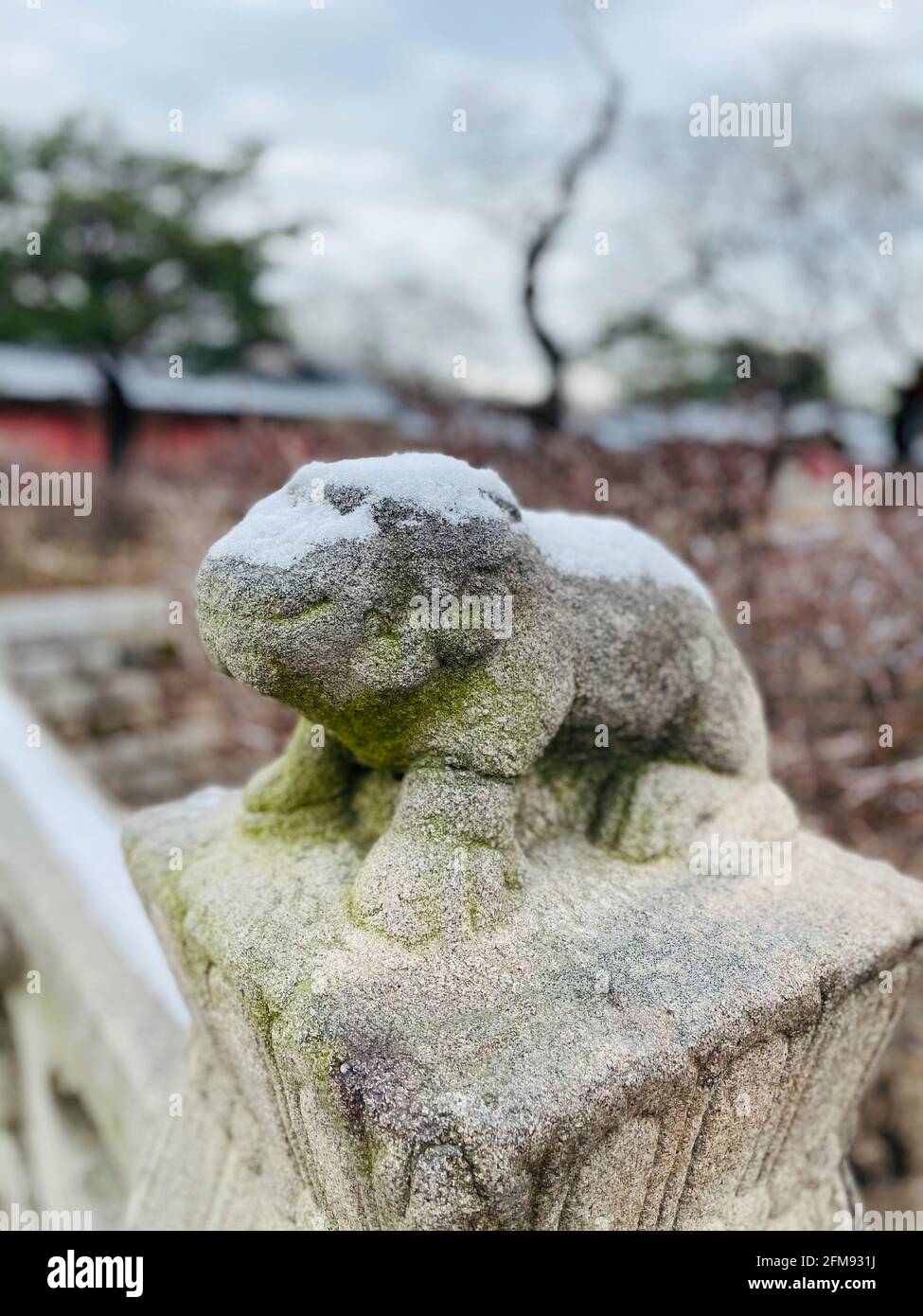 Haechi statue in the Gyeongbokgung Palace, South Korea Stock Photo - Alamy