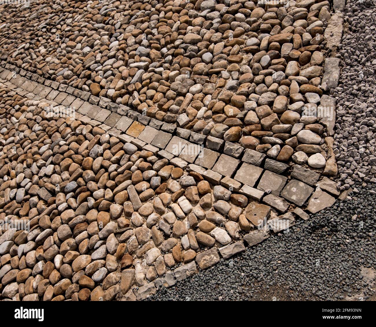 Pebbles garden edging hi-res stock photography and images - Alamy