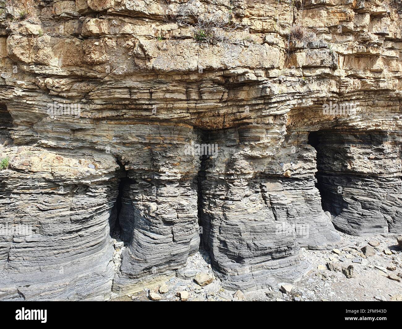 Sedimentary structure of sand hi-res stock photography and images - Alamy