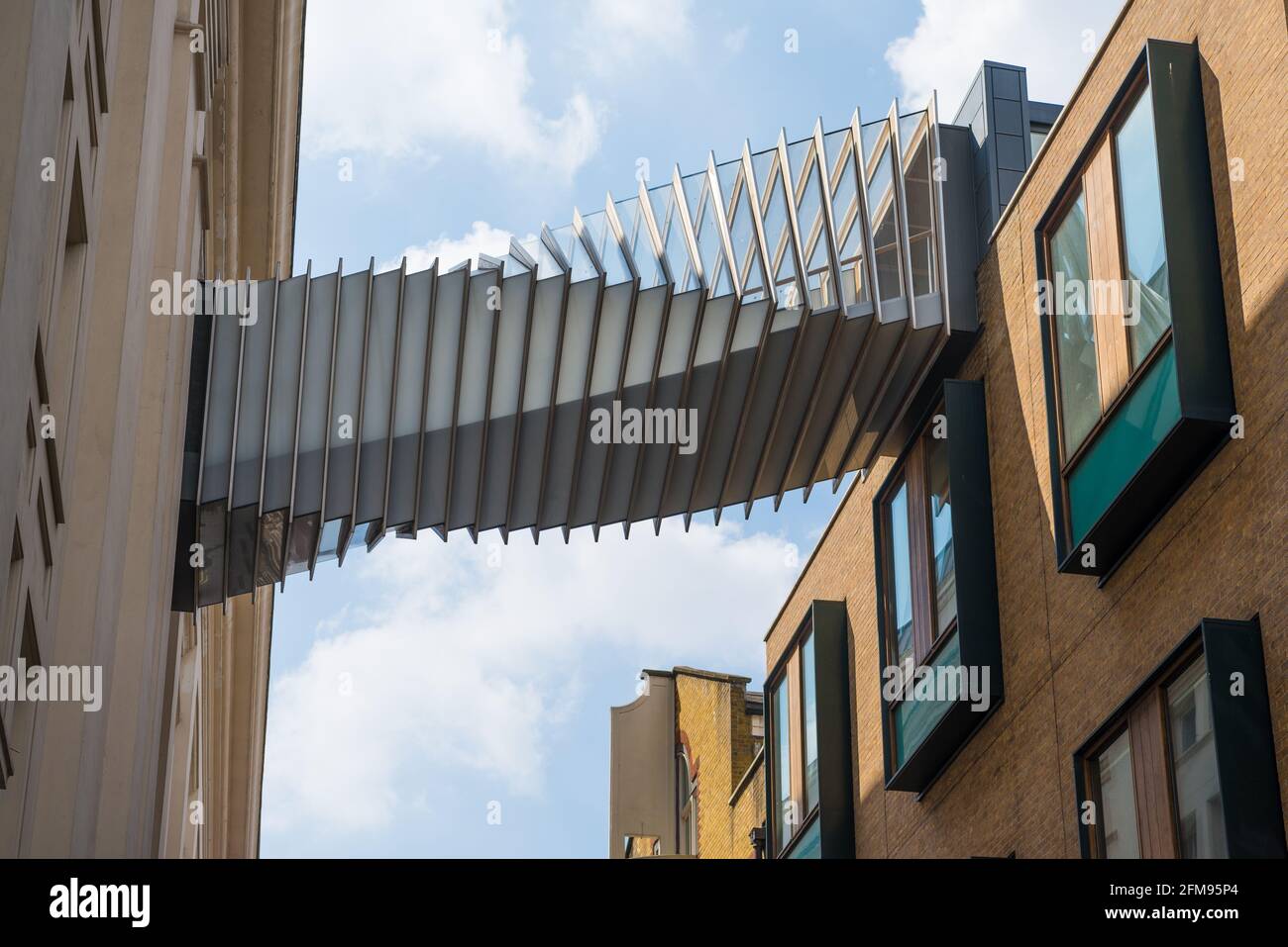 The Bridge of Aspiration, a high level bridge over Floral Street ...