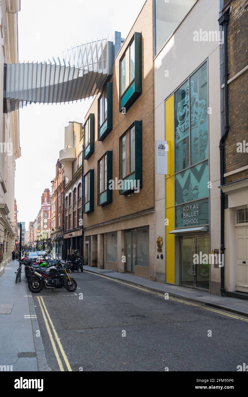 The Bridge of Aspiration, a high level bridge over Floral Street ...
