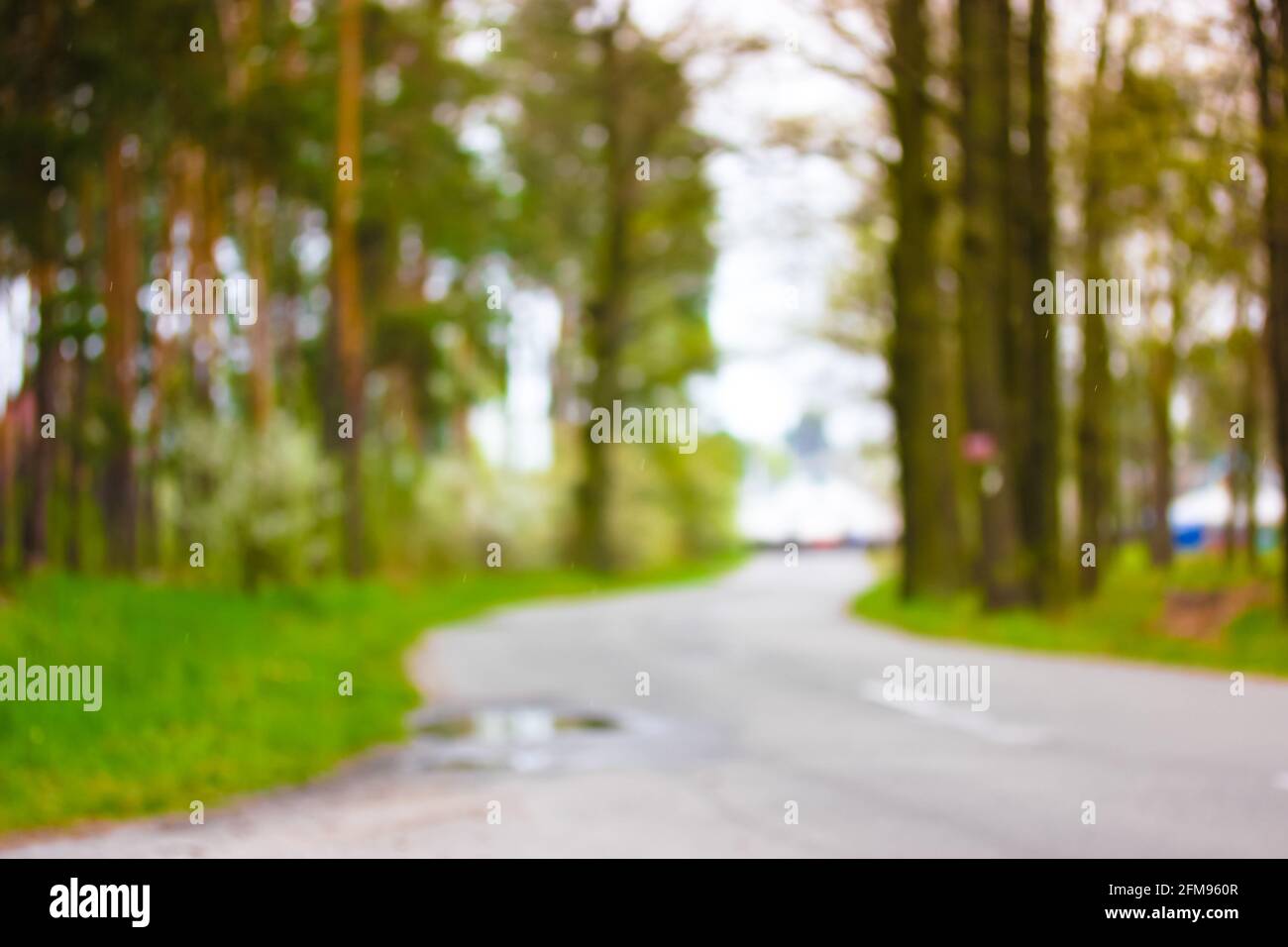 Driveway in the landscape without cars hi-res stock photography and ...