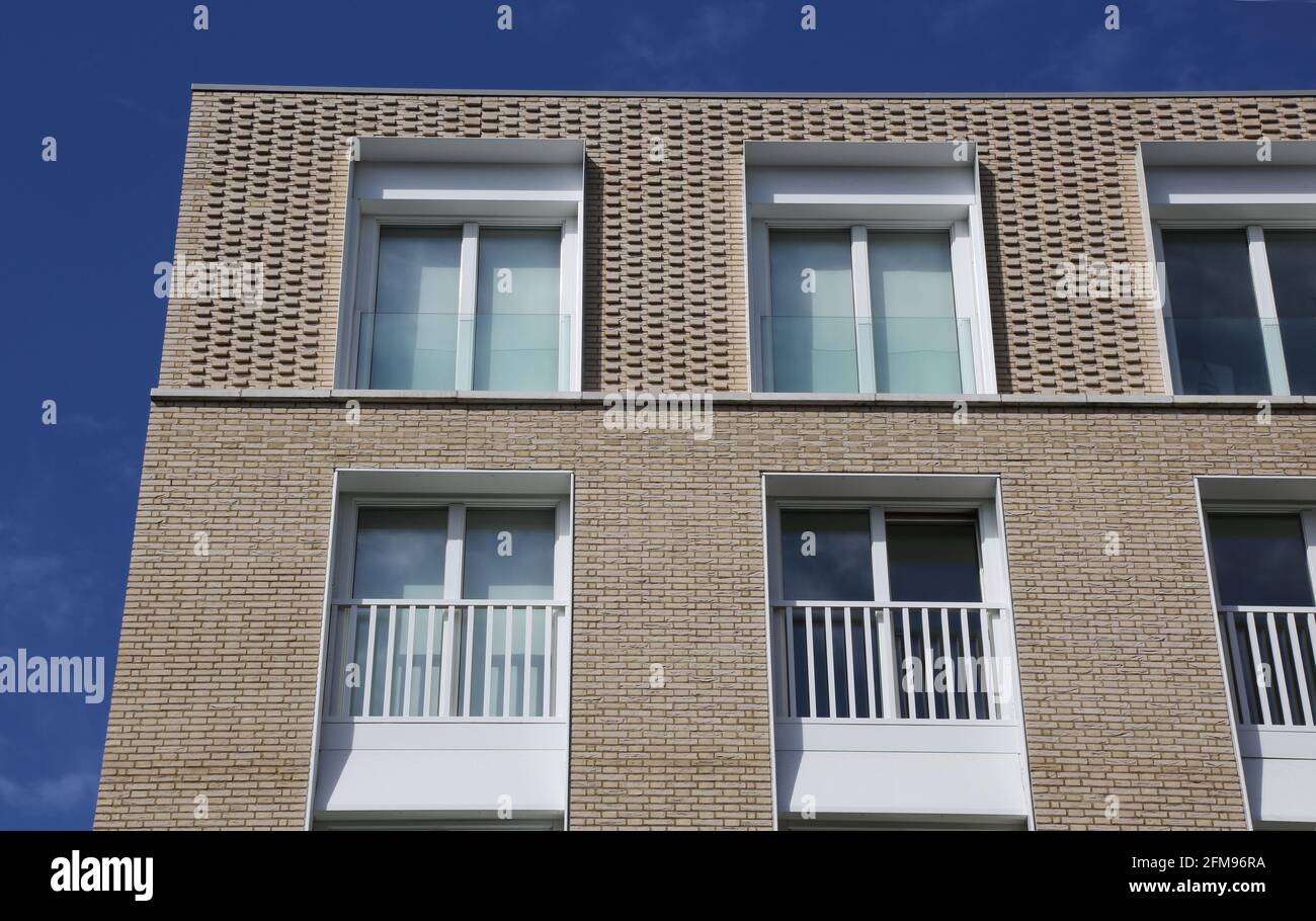Detail of the newly redeveloped Westbourne Park Baptist Church, London ...