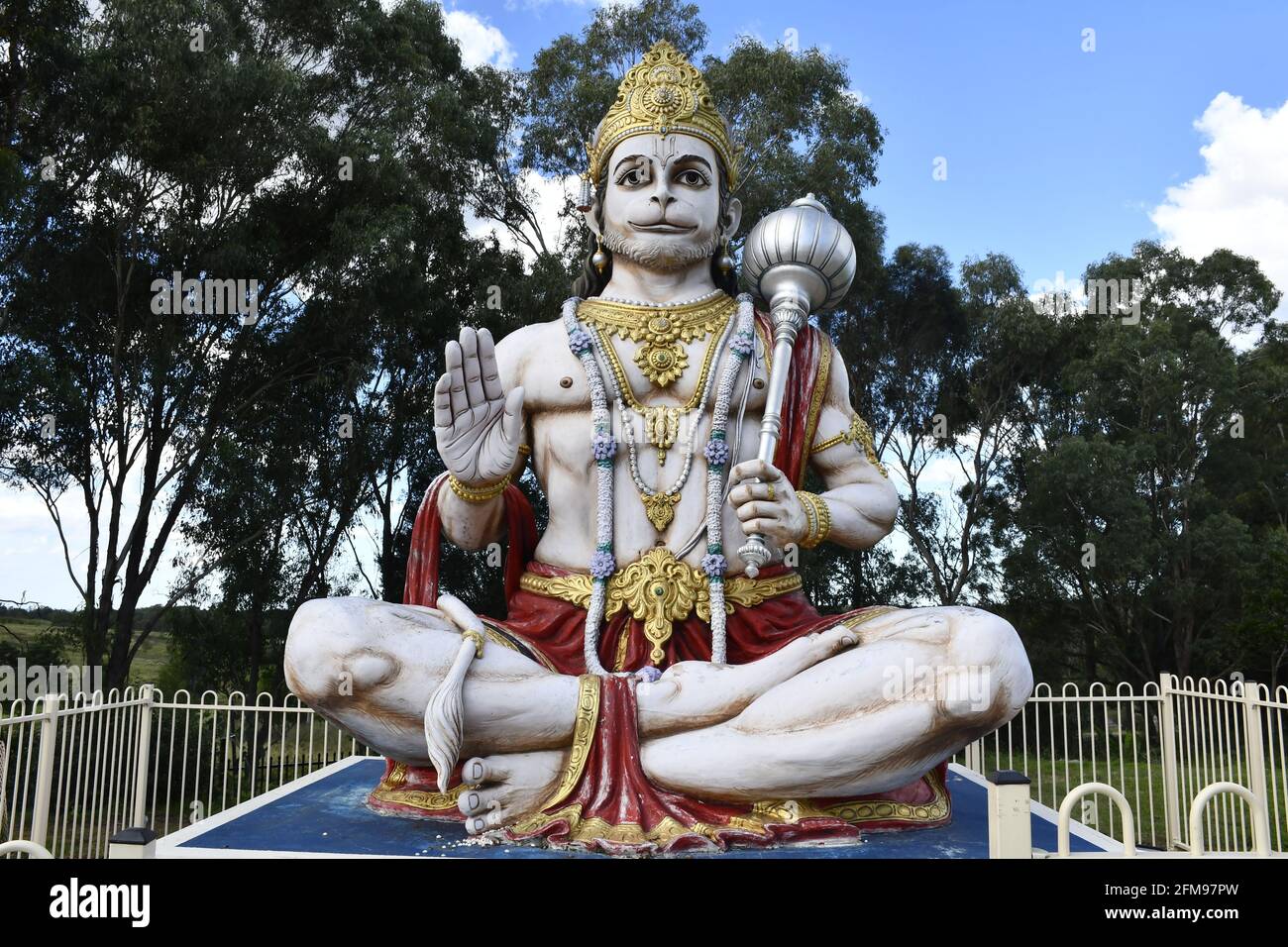 Closeup shot of Minto Mandir in Australia Stock Photo - Alamy