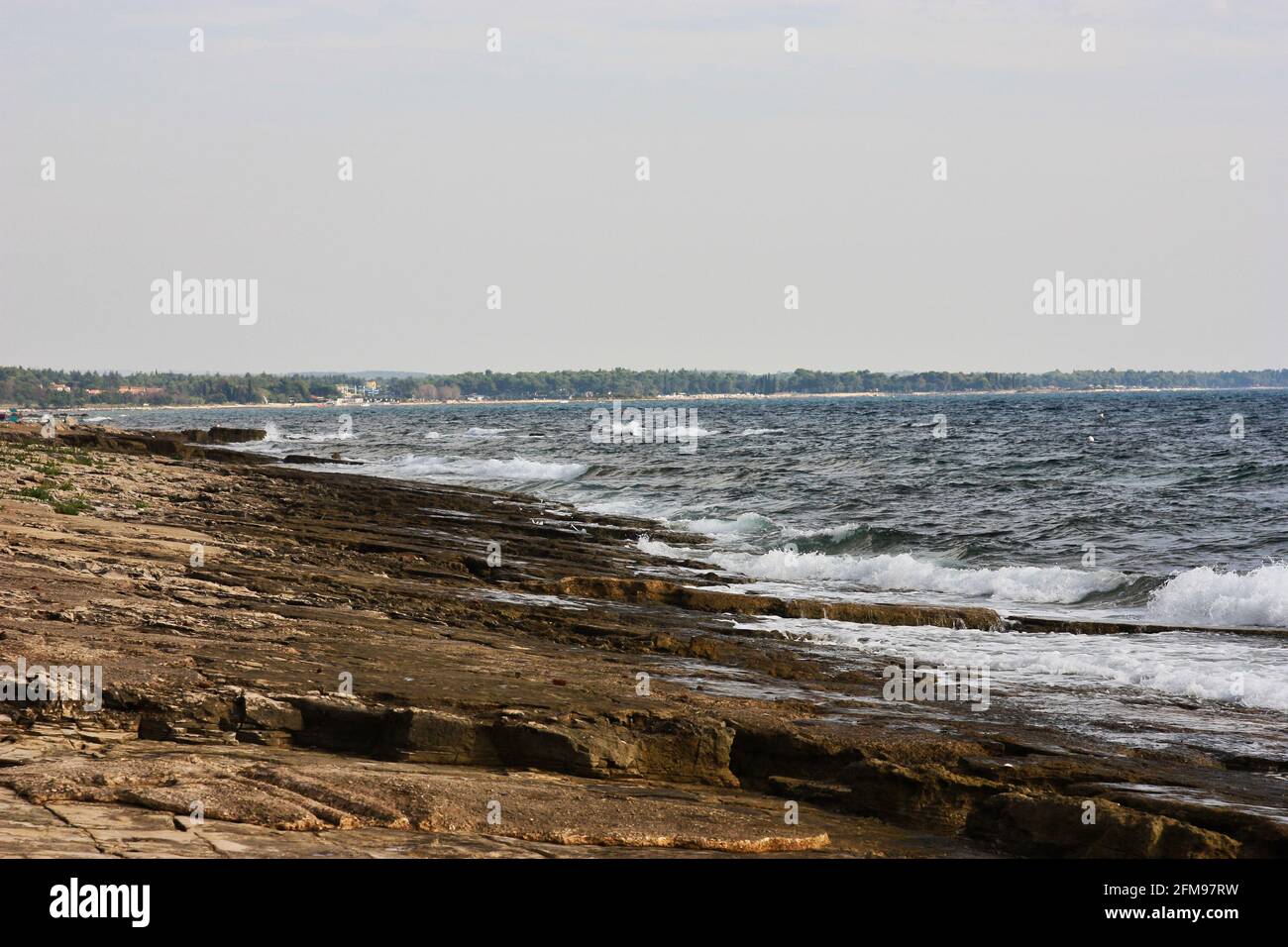 A stony and rocky section on the beach Stock Photo - Alamy